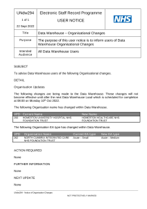Browse Content - ESR Hub - NHS Electronic Staff Record